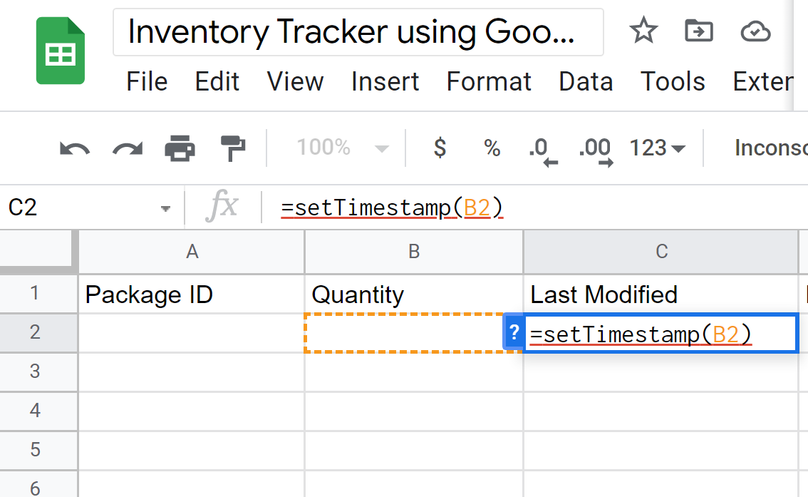How To Insert Timestamp In Google Sheets