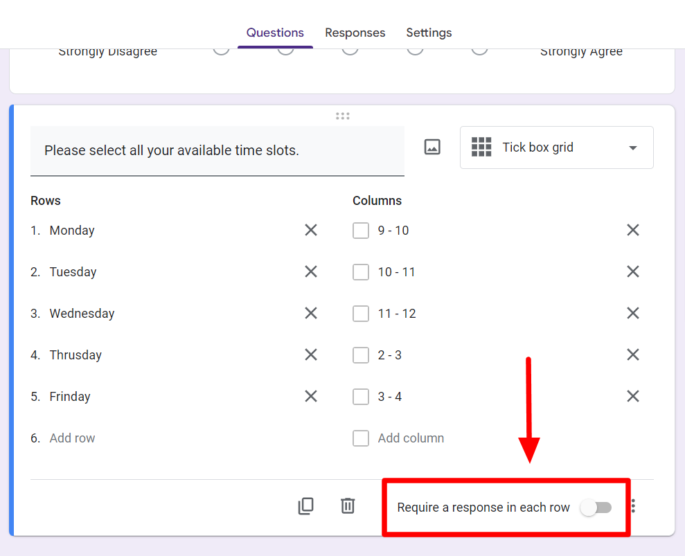 How To Use Checkbox Grid In Google Forms