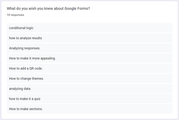 How to View Google Forms Analytics