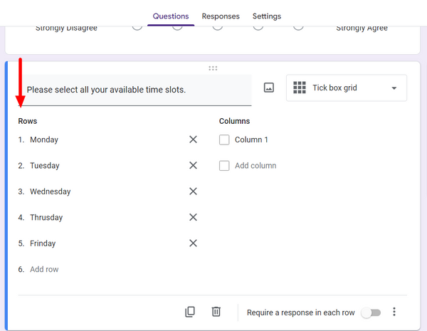 How to Use Checkbox Grid in Google Forms