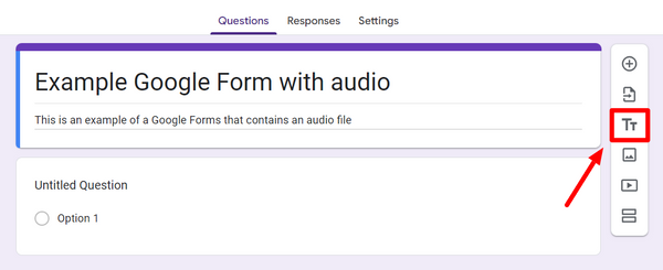 How to Add Audio to Google Forms