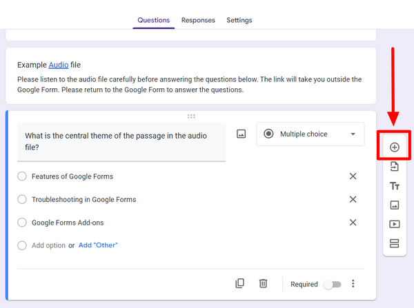 How to Add Audio to Google Forms