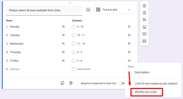 How to Use Checkbox Grid in Google Forms